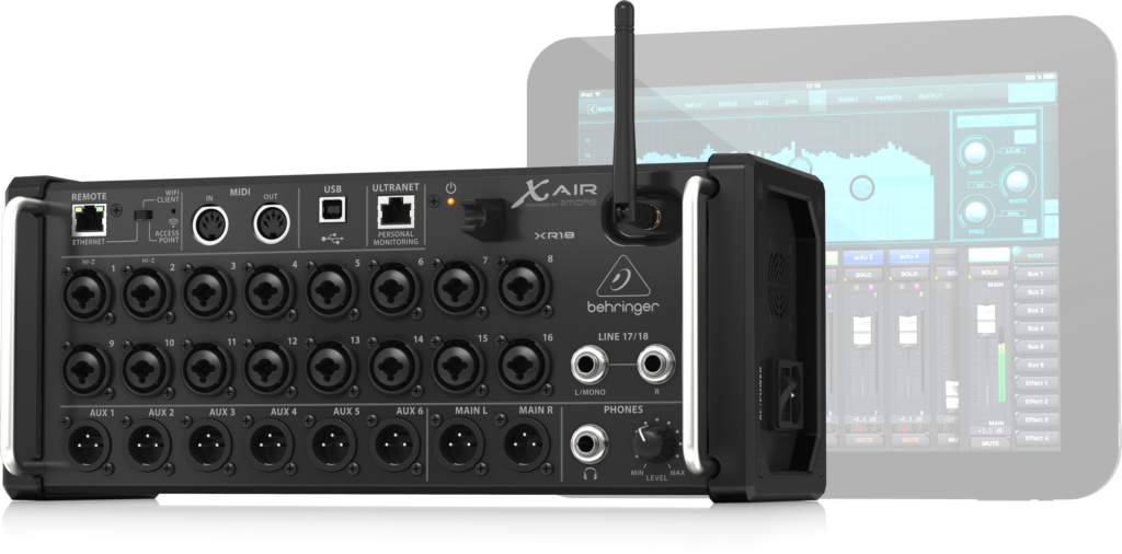 Behringer X Air XR18 18-channel Tablet-Controlled Digital Mixer - Sweet ...