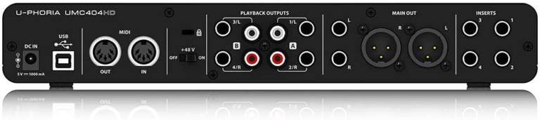 Behringer UMC404HD U-PHORIA USB Audio Interface - Sweet Muzic Pro Audio