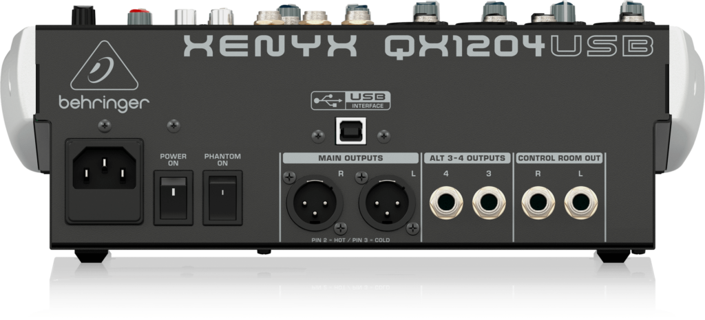 Behringer Xenyx QX1204USB Mixer with USB and Effects - Sweet Muzic Pro ...