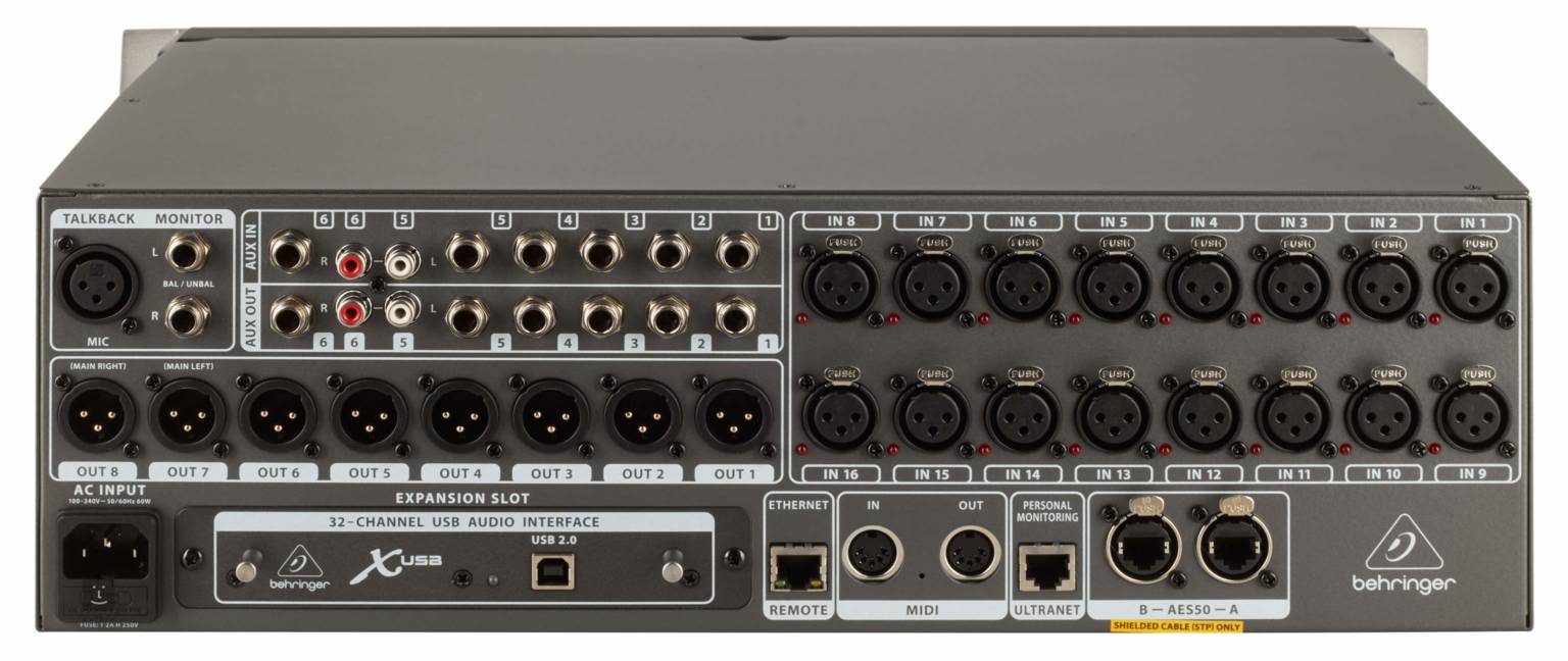 Behringer X32 Rack 40-channel Rackmount Digital Mixer - Sweet Muzic Pro ...