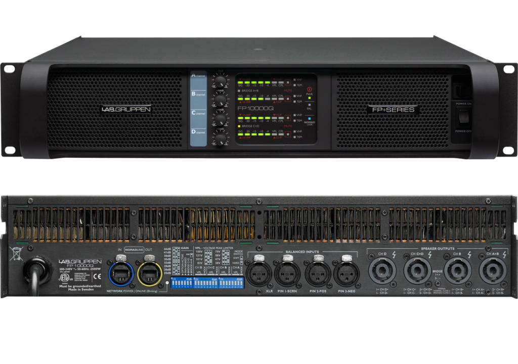 Lab Gruppen FP10000Q 4 Channel Touring Grade Power Amplifier - Sweet ...