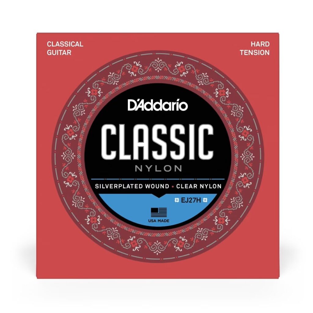 D'Addario EJ27H Hard Tension Nylon Classical Guitar Strings - Sweet ...